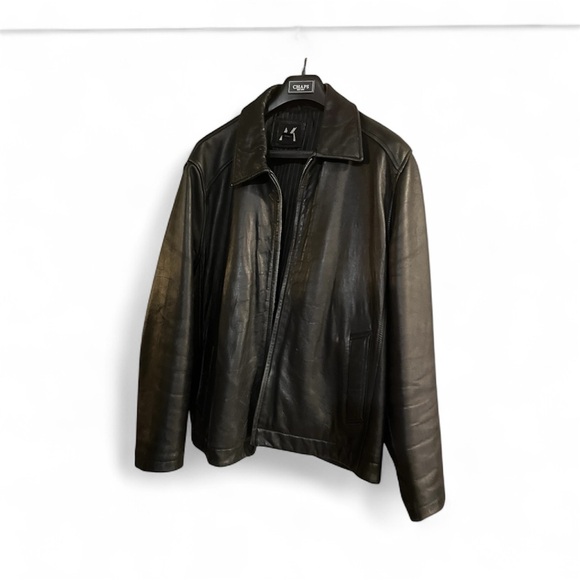 Member's Mark | Jackets & Coats | Members Mark Mens Black Leather ...